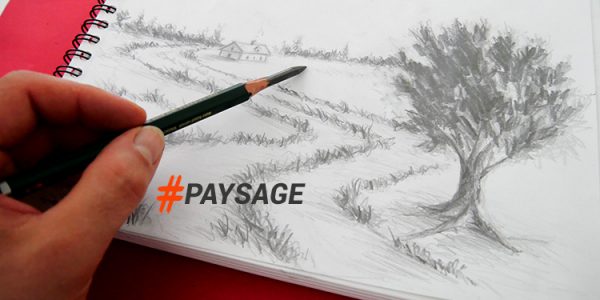 COMMENT DESSINER UN PAYSAGE AU CRAYON SIMPLEMENT